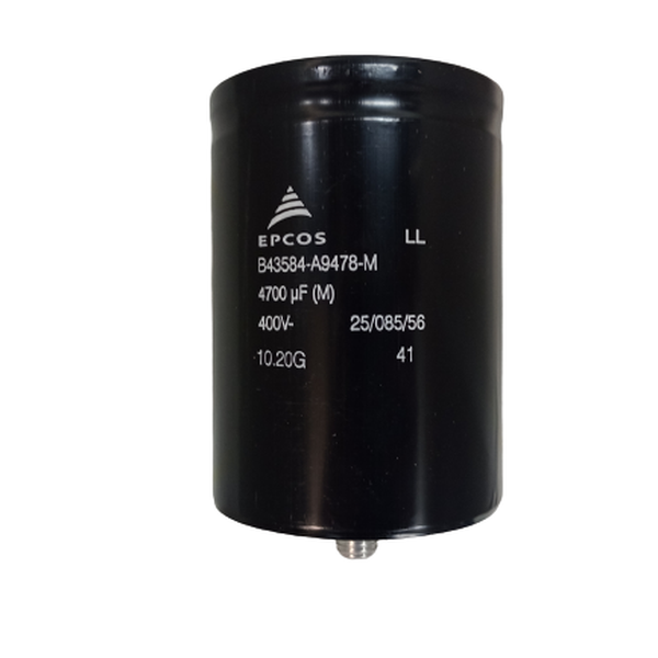Capacitor Eletr. Pot. Aluminio Paraf. 4700Mf 400V - Elétrica Meurer